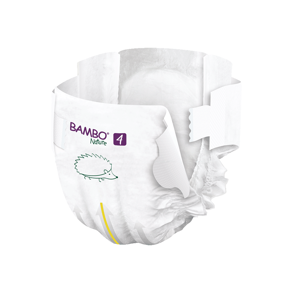 Bambo Nature Diapers size 4, (7-14 kg / 15-31 lbs), 24 pcs